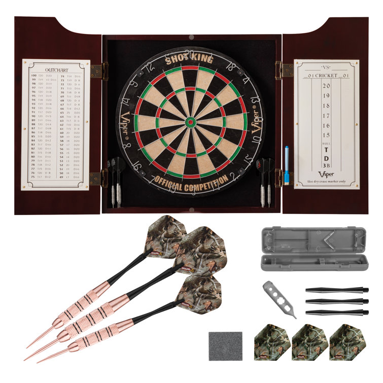 Viper Hudson All-In-One Dart Centre & Fat Cat Realtree Camouflage Steel Tip Darts - Wayfair Canada